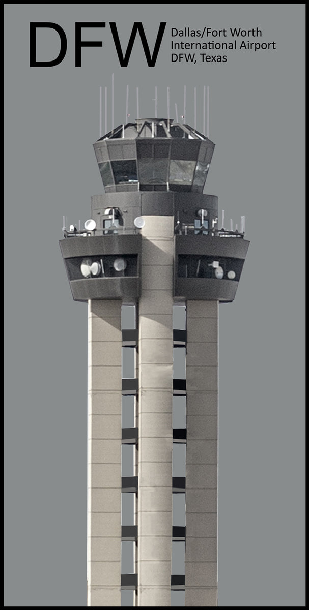DFW Airport Control Tower Photograph (APPM50001) – Photo Enrichments
